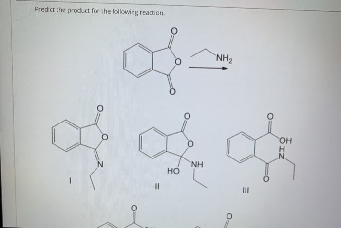 Solved Predict the product for the following reaction. NH2 | Chegg.com