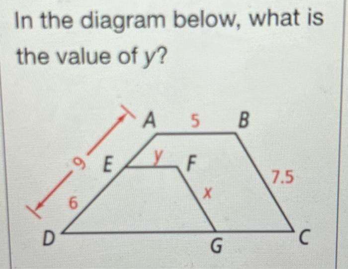 Solved In the diagram below, what is the value of y ? | Chegg.com
