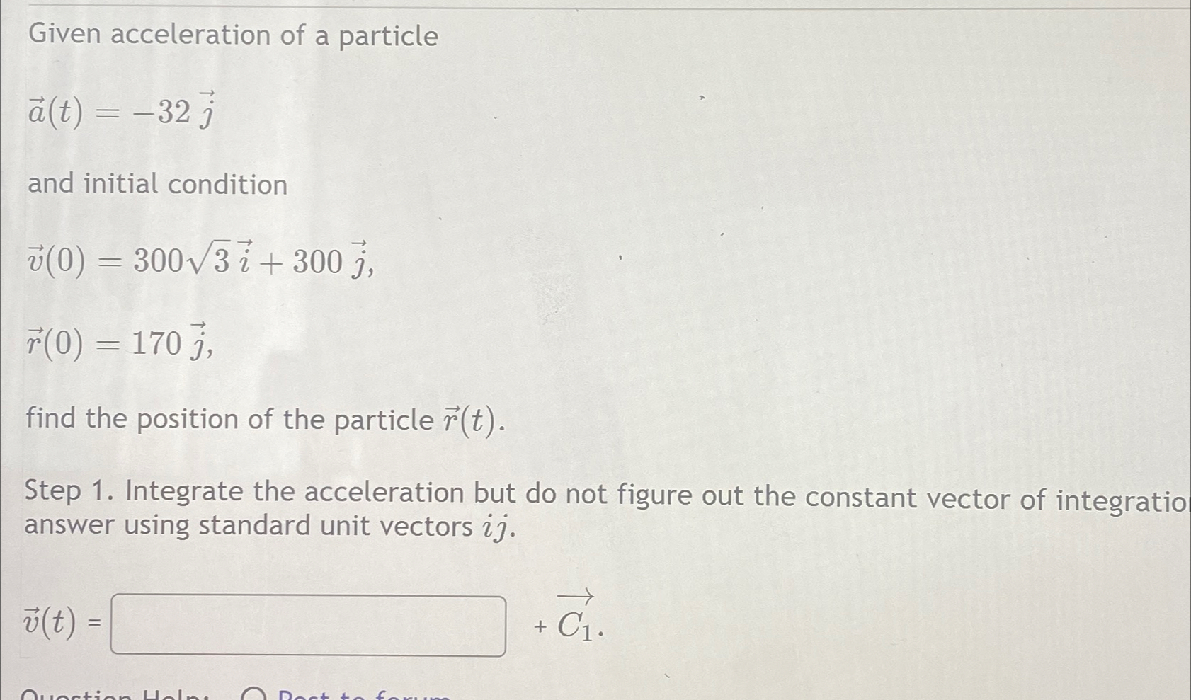 Solved Given acceleration of a | Chegg.com