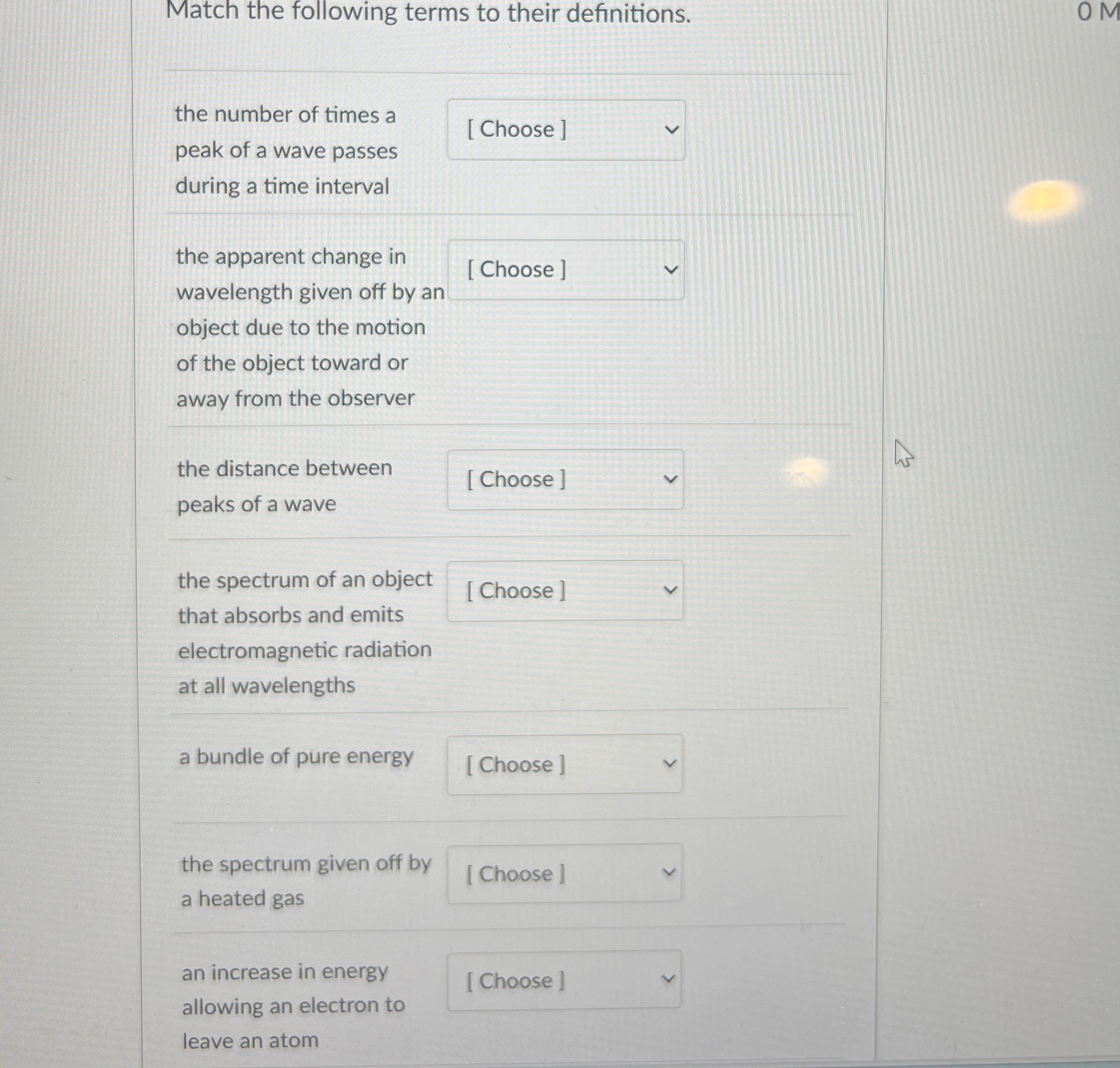 Solved Match the following terms to their definitions.the | Chegg.com