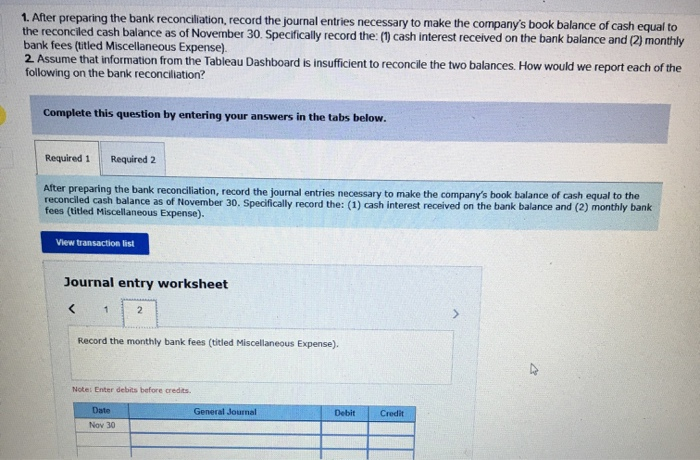 Solved The accounting department prepares a bank | Chegg.com