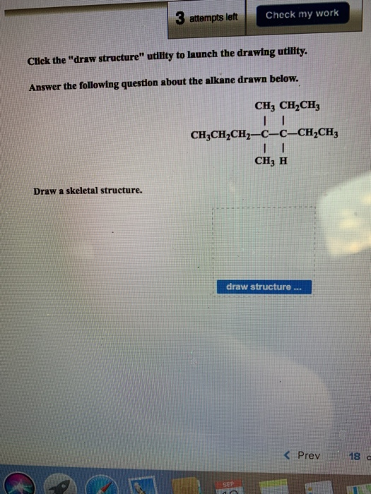 Solved 3 attempts left Check my work Click the "draw | Chegg.com