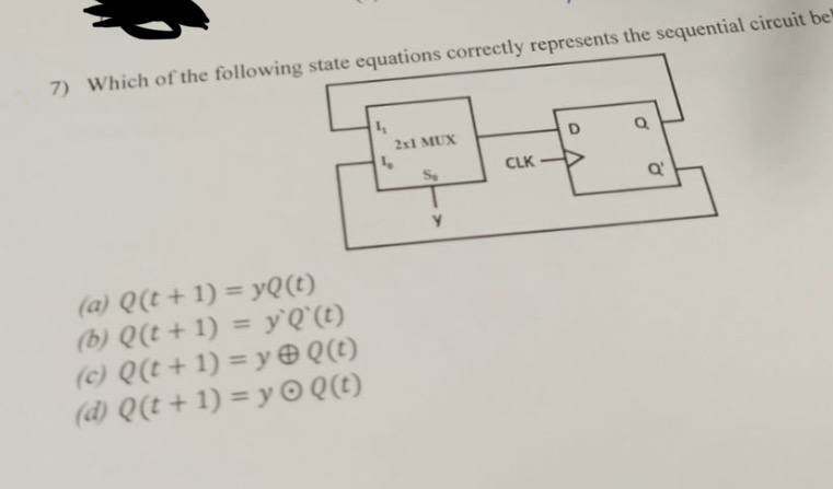 Solved Which of the following | Chegg.com