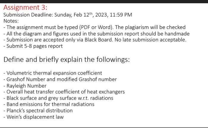 Solved Assignment 3: Submission Deadline: Sunday, Feb 12th | Chegg.com
