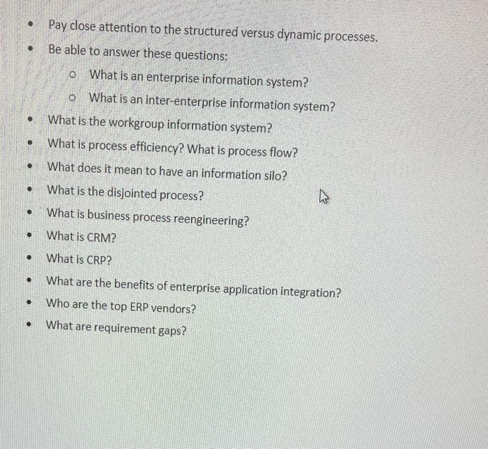 Solved Pay close attention to the structured versus dynamic | Chegg.com