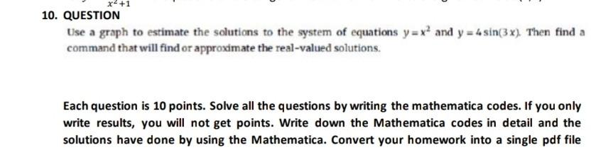 Solved only use wolfream alpha mathematica codes dont send | Chegg.com