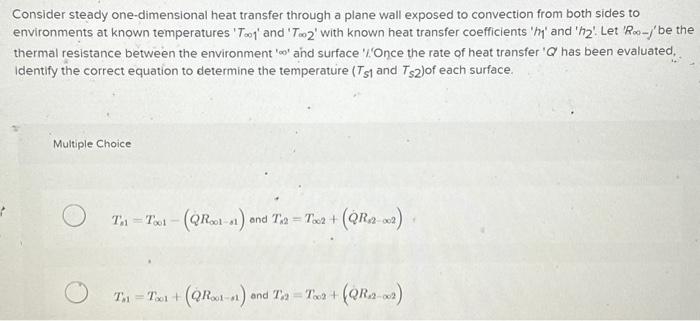 Solved Consider steady one-dimensional heat transfer through | Chegg.com