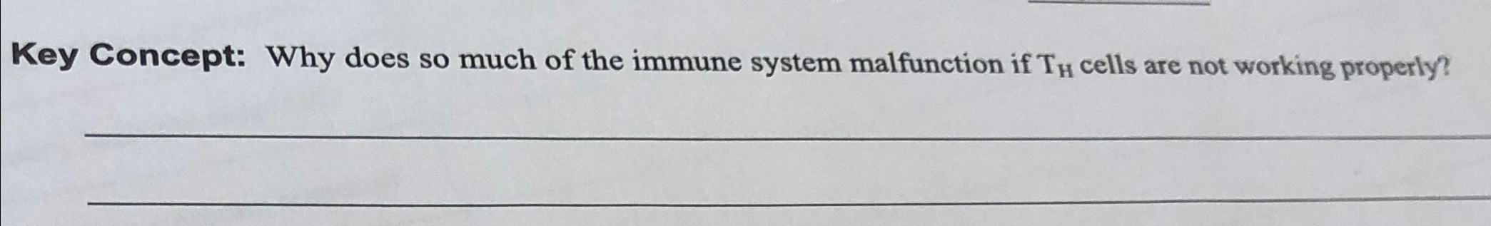Solved Key Concept: Why does so much of the immune system | Chegg.com
