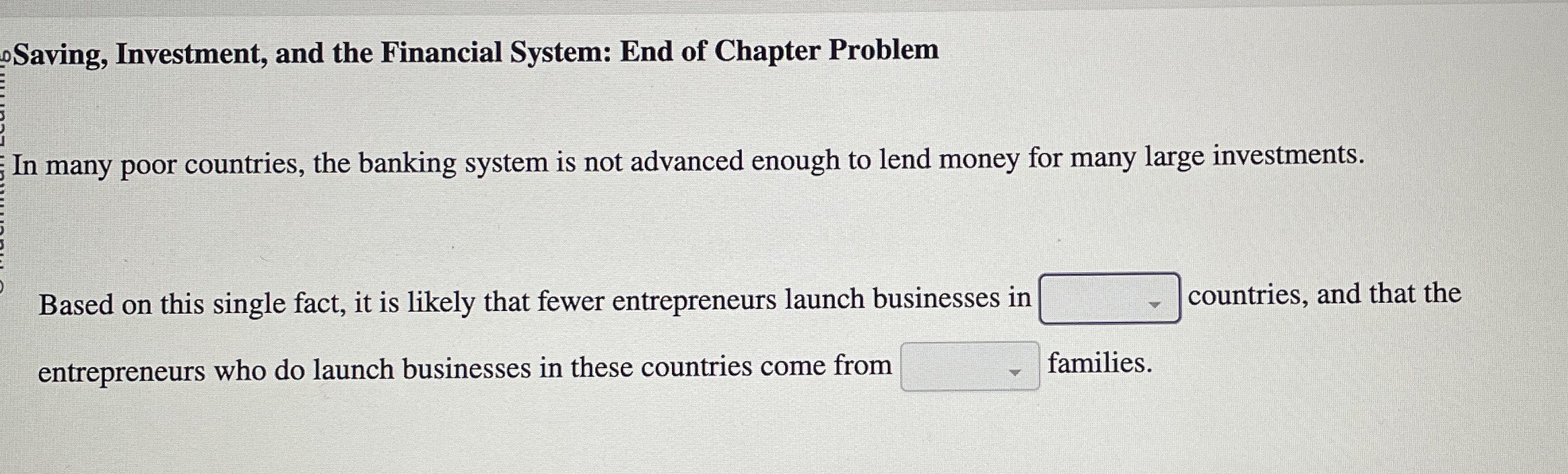 Solved Saving, Investment, and the Financial System: End of | Chegg.com