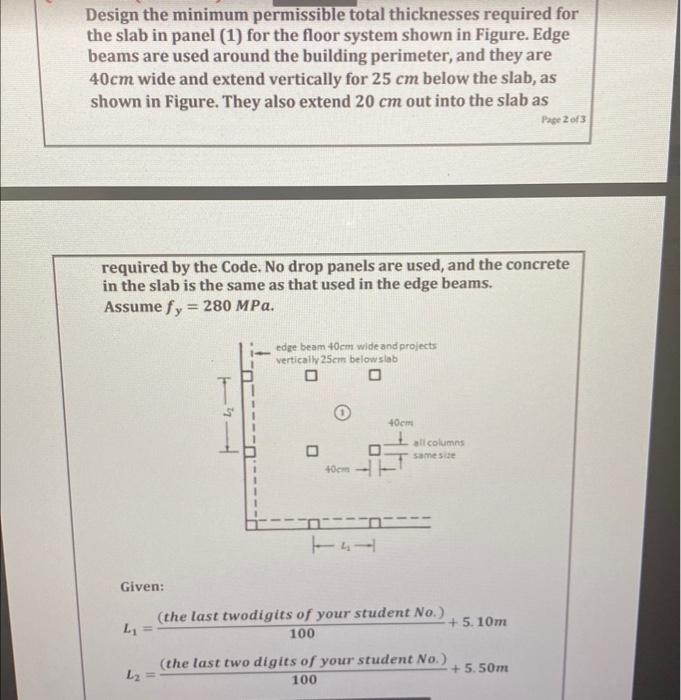 Solved Design the minimum permissible total thicknesses | Chegg.com