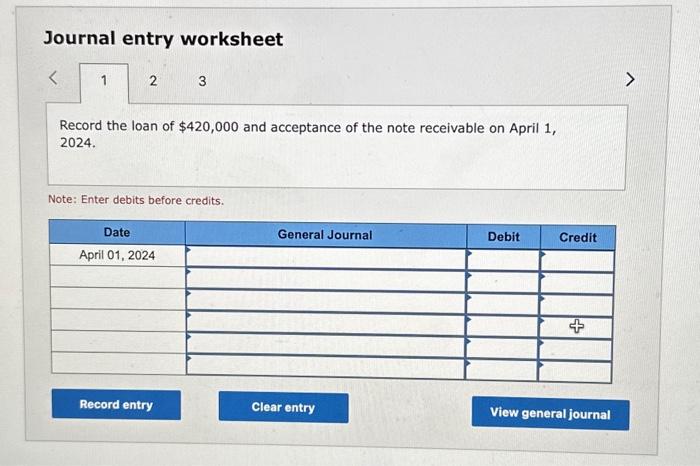 Solved Journal entry worksheet Record the adjusting entry | Chegg.com