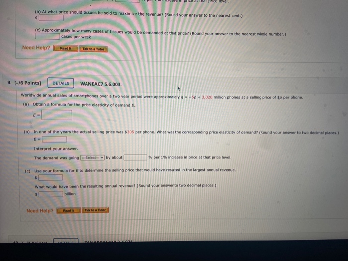 Solved 6. [-14 Points DETAILS TANAPCALC10 3.4.011 MY NOTES | Chegg.com Solved 6. [-14 Points DETAILS TANAPCALC10 3.4.011 MY NOTES | Chegg.com
