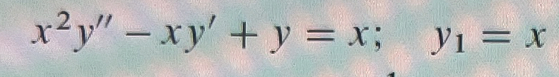 Solved find the general solution, given that y1 ﻿satisfies | Chegg.com