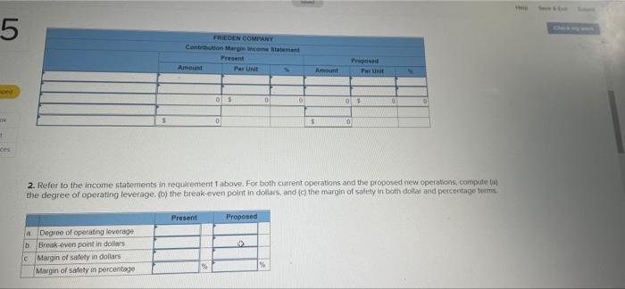 Solved Problem 4-27 Changes in Cost Structure; Break-Even | Chegg.com