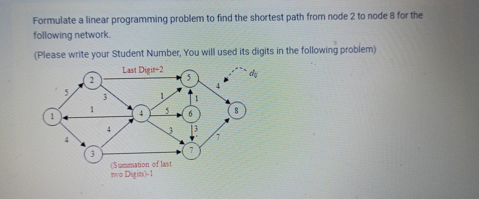 Solved Formulate a linear programming problem to find the | Chegg.com