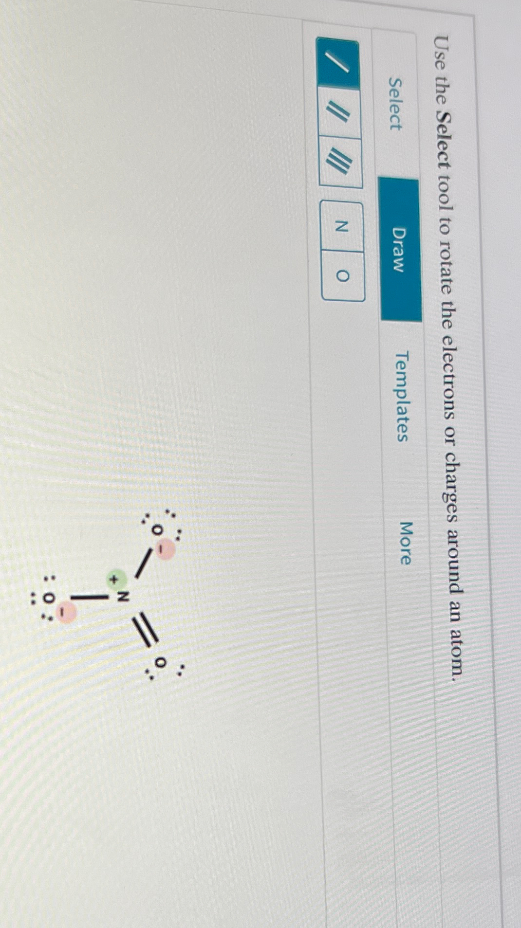 Solved Use the Select tool to rotate the electrons or | Chegg.com