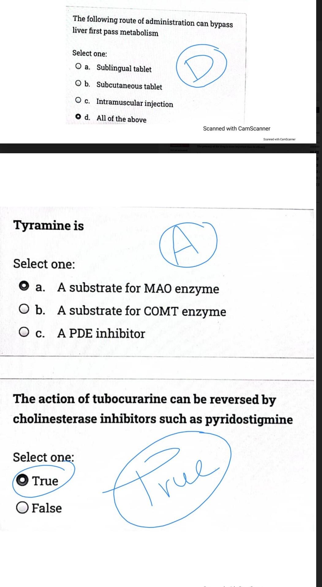 Solved The following route of administration can bypass | Chegg.com