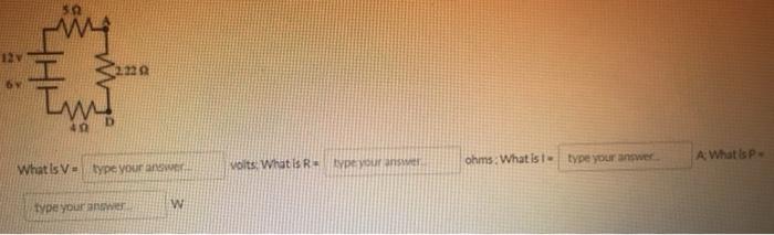 Solved this my Im A: What is P ohms What is type your answer | Chegg.com