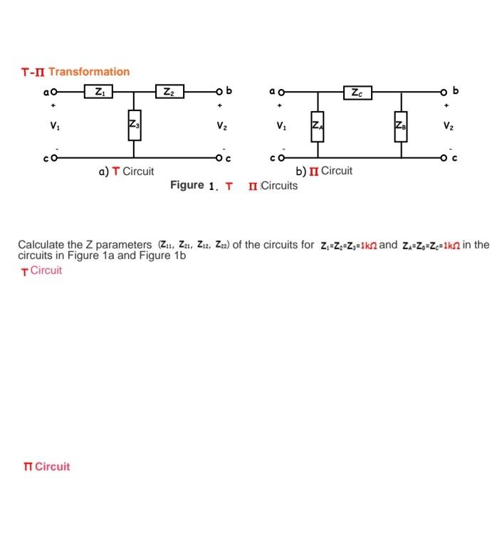 Solved T-I Transformation ao- Z Zz ob Zc b V Vz V V2 ca oc | Chegg.com