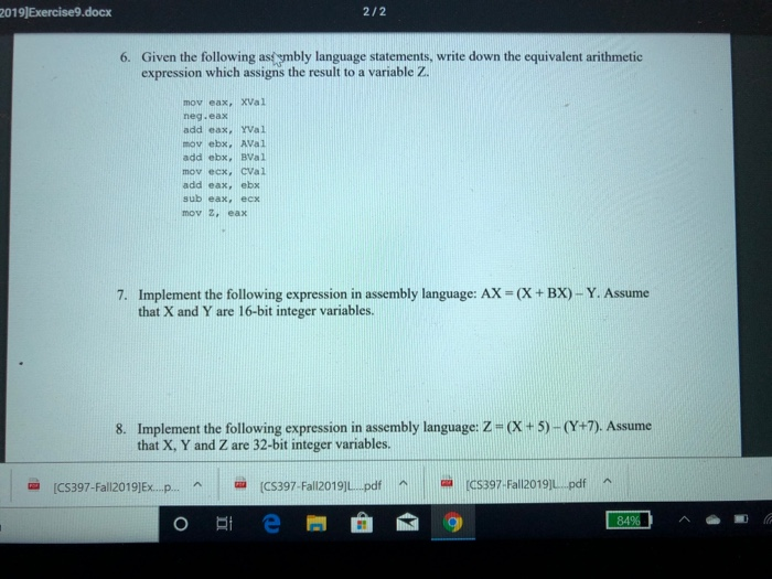 Solved Instruction: Answer all questions, 1. What will be | Chegg.com