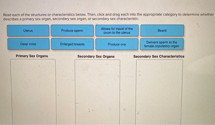 Solved Read each of the structures or characteristics below. | Chegg.com