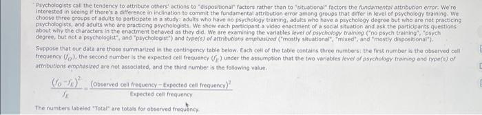 Solved Psychologists call the tendency to attribute others' | Chegg.com