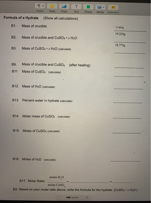 Solved Dv T Text Insert Table Chart Shape Media Comment | Chegg.com