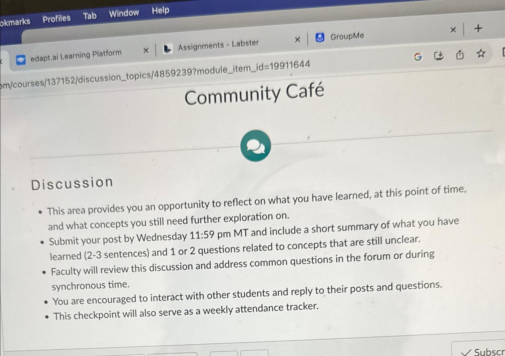 Solved edapt.ai Learning PlatformAssignments - | Chegg.com