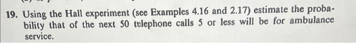 Solved 19. Using the Hall experiment (see Examples 4.16 and | Chegg.com