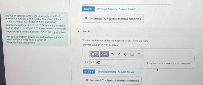 Solved What is the magnitude of the magnetic fieid? Express | Chegg.com