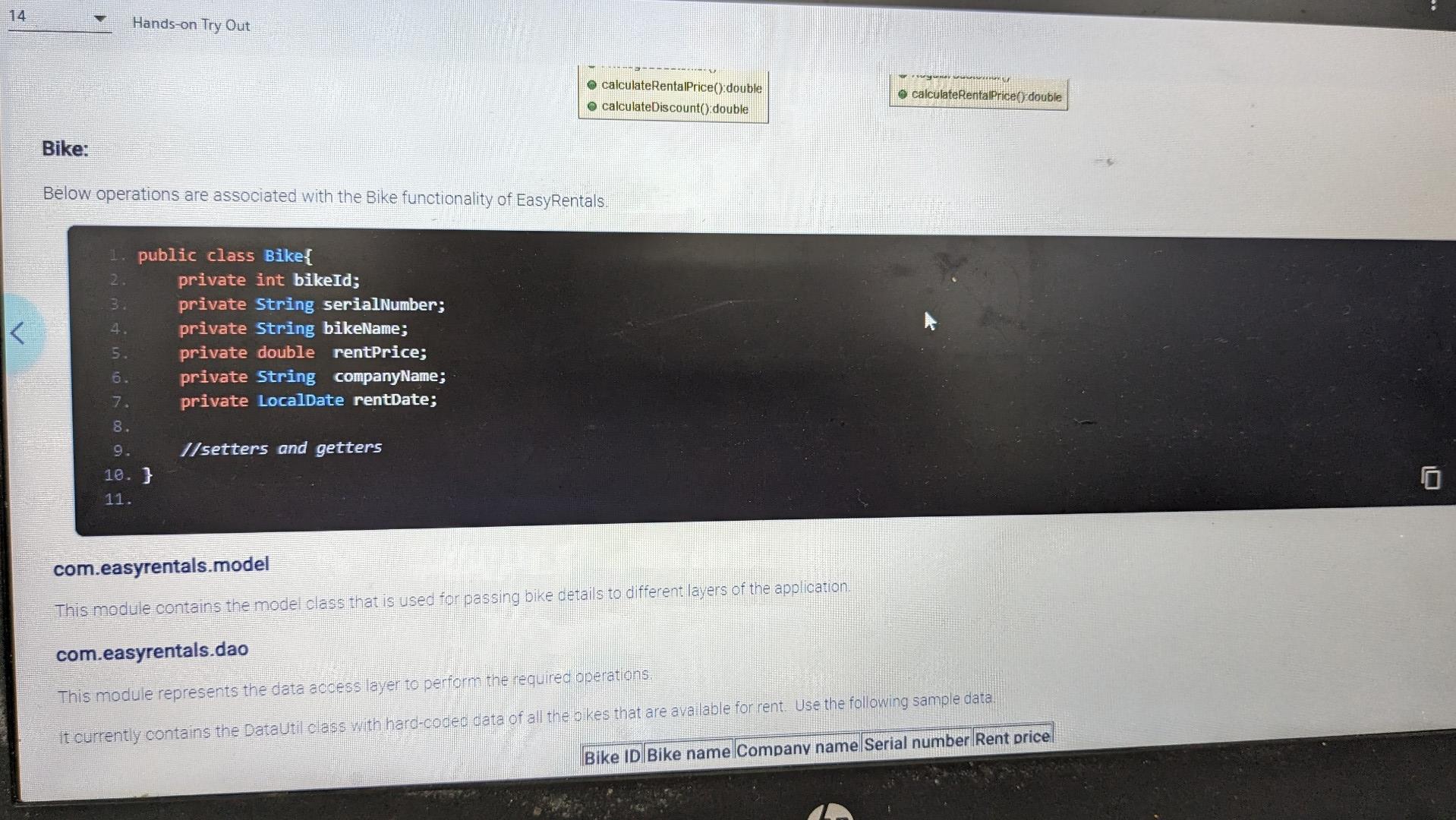 Solved Problem Statement: Easy Rentals is a new Bike rental | Chegg.com
