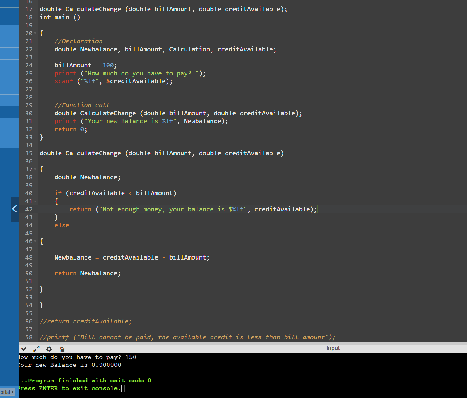 Solved I cant figure out what I am doing wront here...Coding | Chegg.com