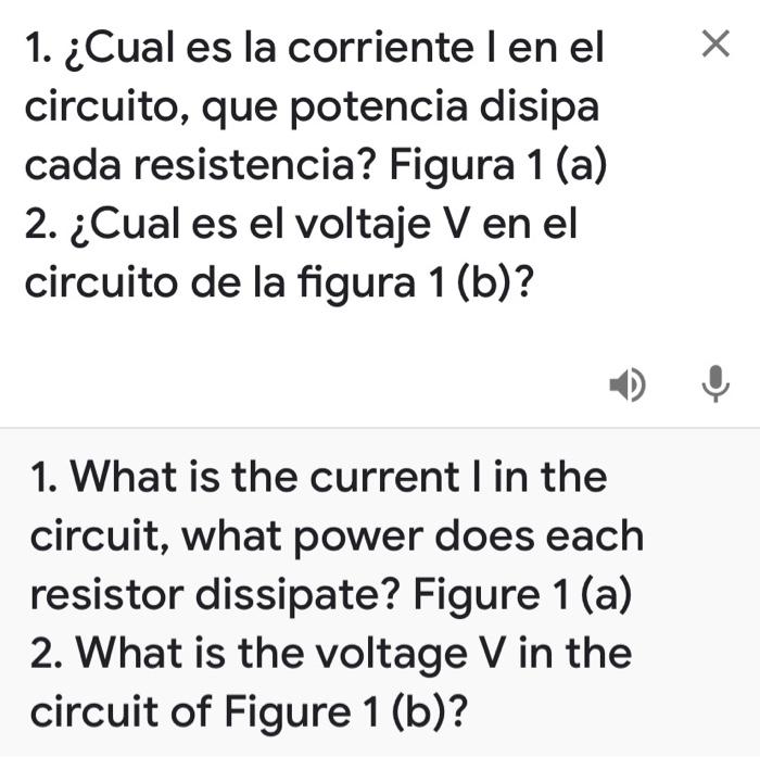 Solved Х 1. ¿Cual es la corriente I en el circuito, que | Chegg.com