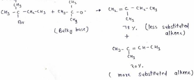 Solved Show arrows to show how the least substituted alkene | Chegg.com