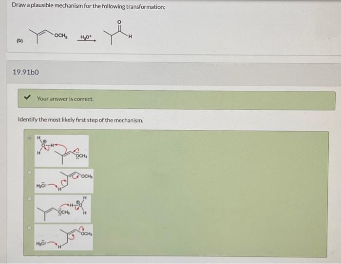 Solved Draw a plausible mechanism for the following | Chegg.com