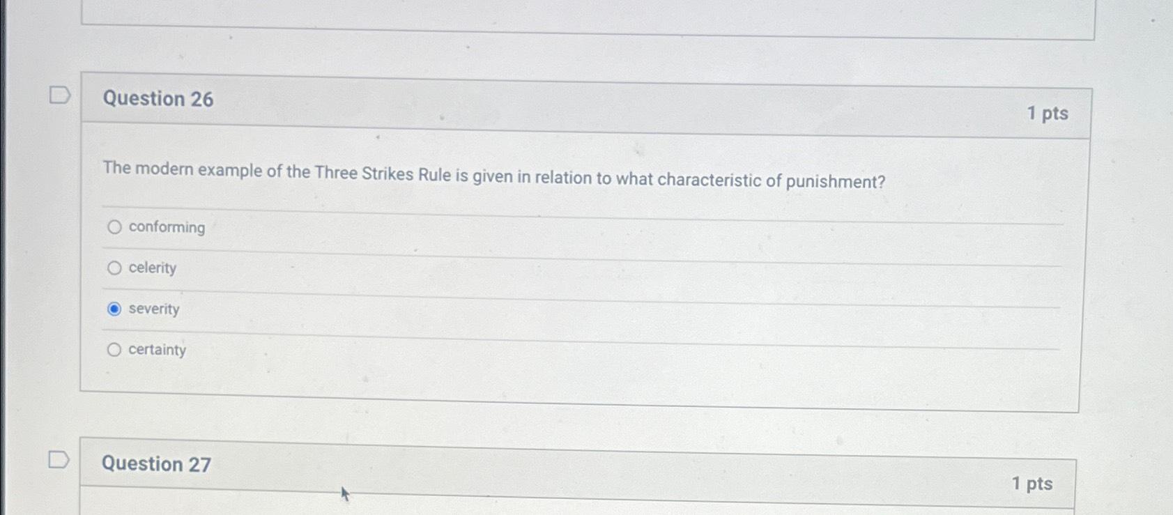 Solved Question 261 ﻿ptsThe modern example of the Three | Chegg.com