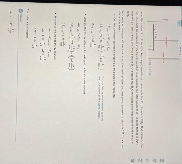 using the appropriate bind energies,calculate the | Chegg.com