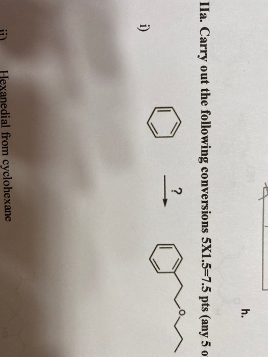 Solved h. Ila. Carry out the following conversions 5X1.5=7.5 | Chegg.com