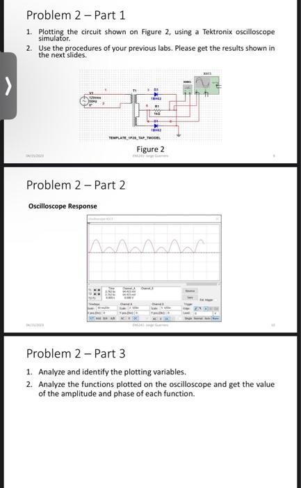 Solved 1. Plotting the circuit shown on Figure 2, using a | Chegg.com