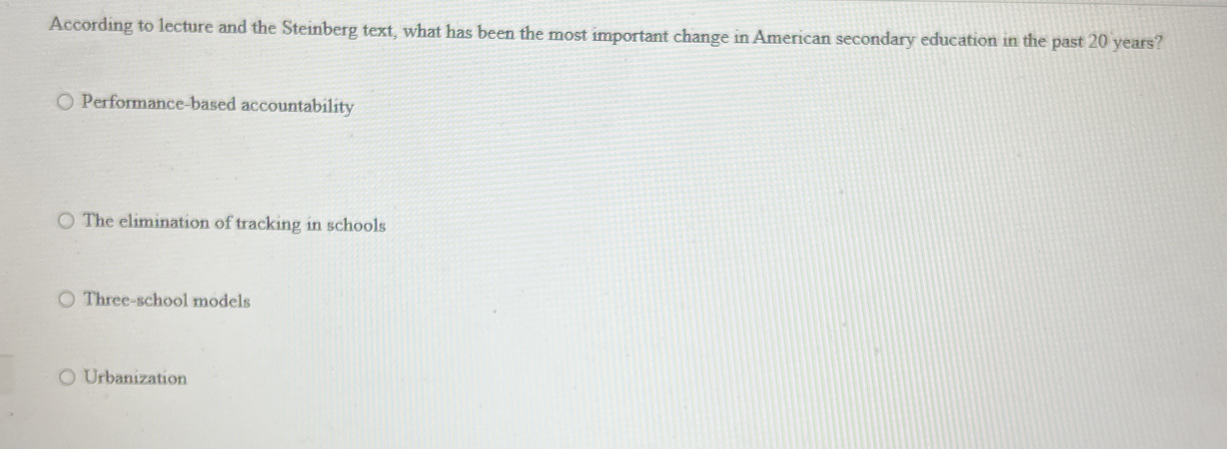 Solved According to lecture and the Steinberg text, what has | Chegg.com