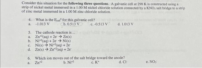 Solved Consider this situation for the following three | Chegg.com