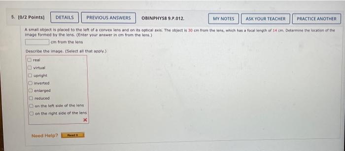 Solved 5. 10/2 Points) DETAILS PREVIOUS ANSWERS OBINPHYSS | Chegg.com Solved 5. 10/2 Points) DETAILS PREVIOUS ANSWERS OBINPHYSS | Chegg.com