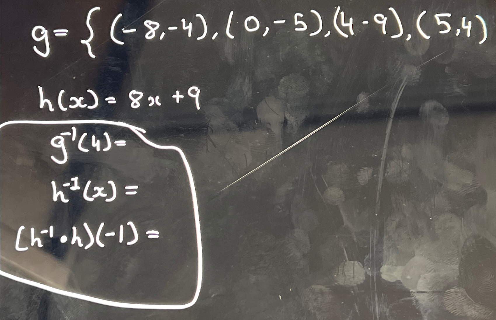 Solved Help solve for the rest functions | Chegg.com