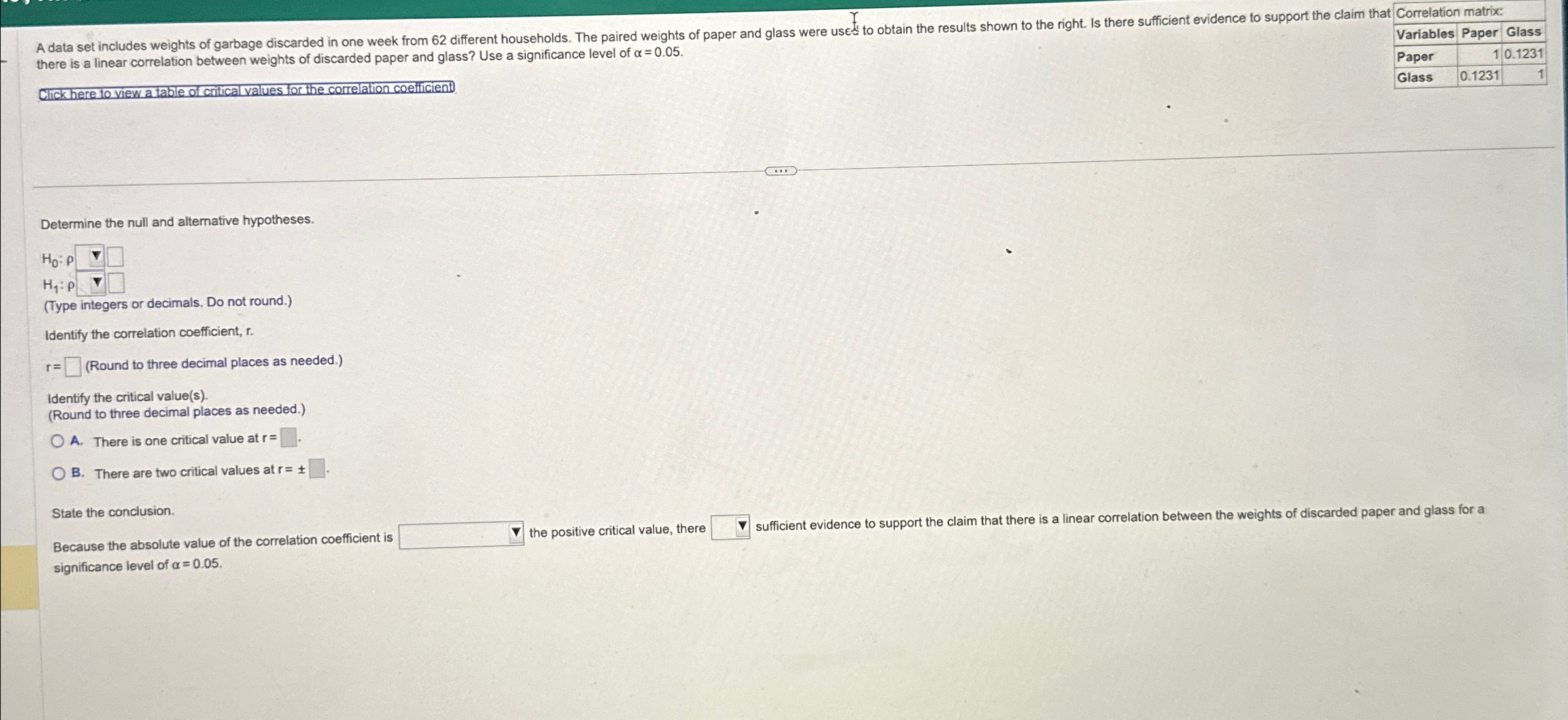 Solved there is a linear correlation between weights of | Chegg.com