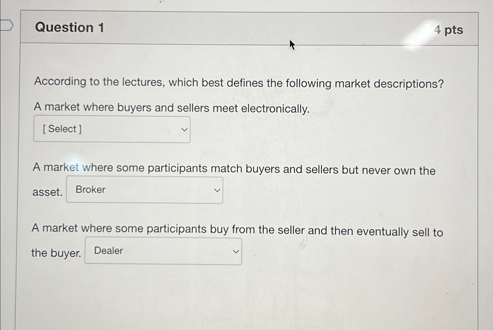Solved Question 14 ﻿ptsAccording to the lectures, which best | Chegg.com