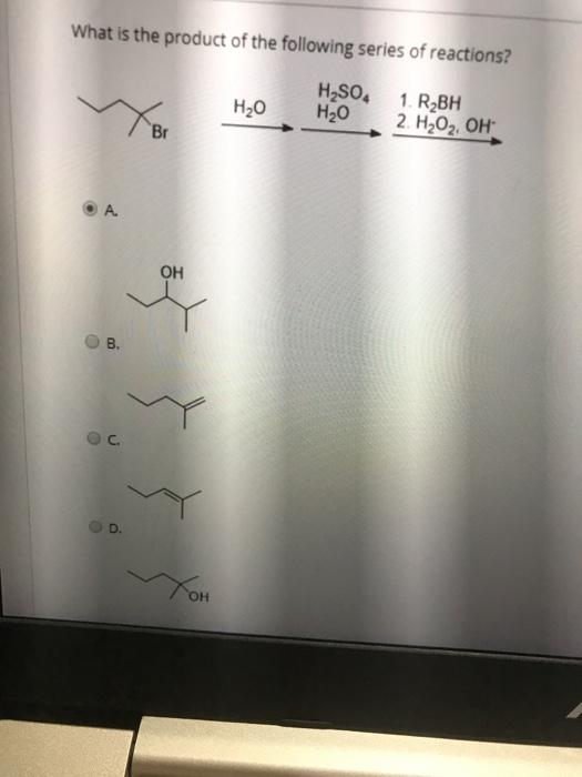 Solved What is the product of the following series of | Chegg.com