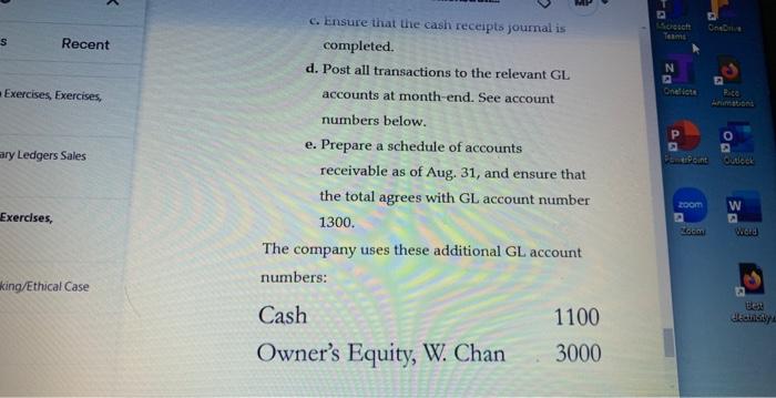 Solved P6-5A using the data from P6-3A and P6-4A,calculate | Chegg.com