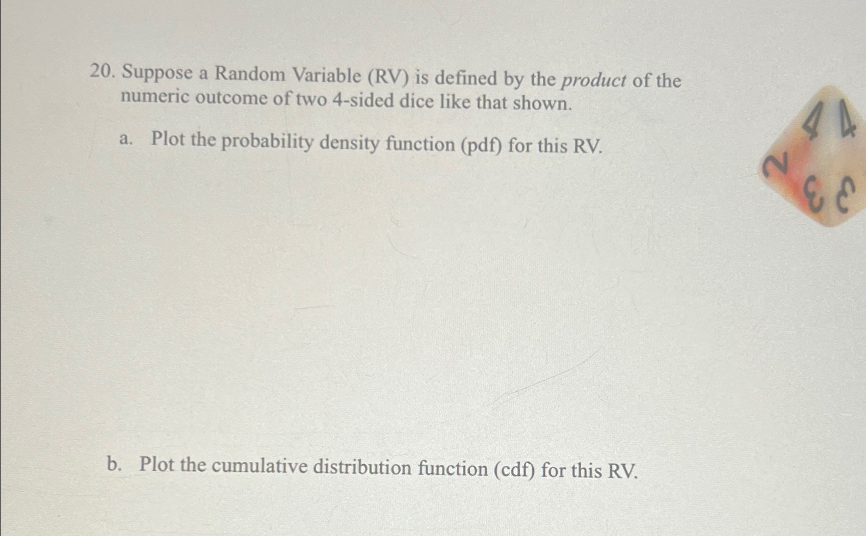 Suppose a Random Variable (RV) ﻿is defined by the | Chegg.com