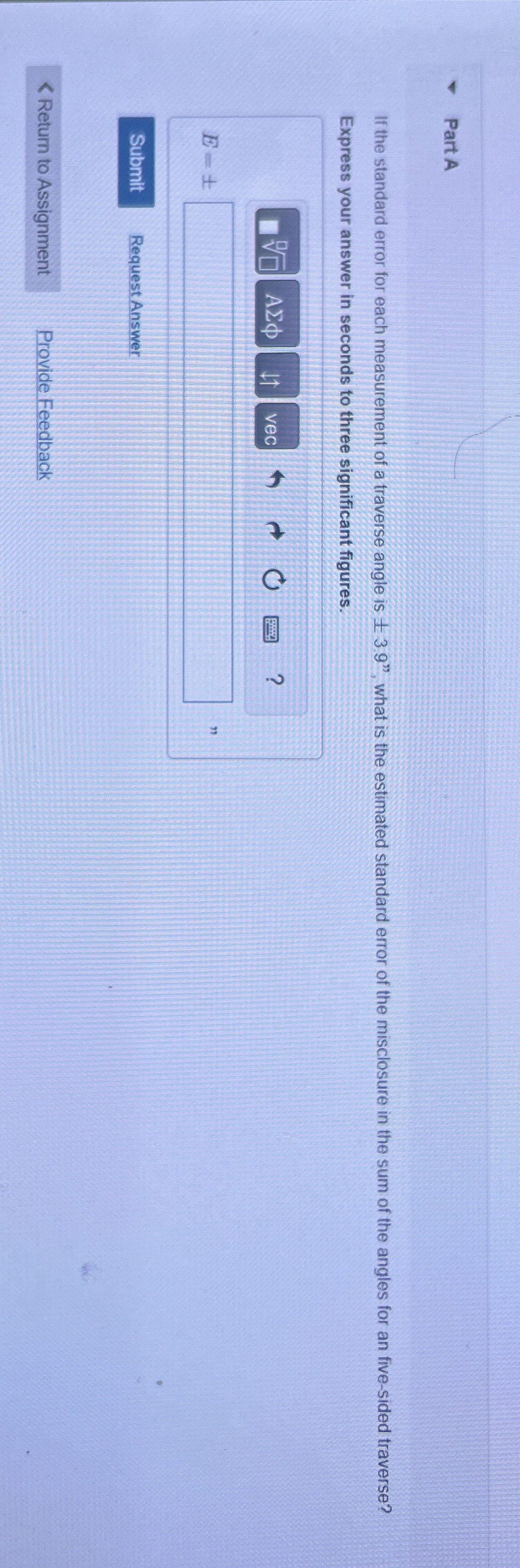 Solved Part AIf the standard error for each measurement of a | Chegg.com