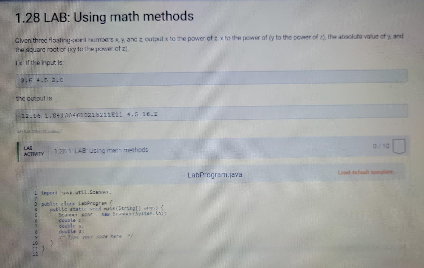 Solved Given Three Floating point Numbers X y And Z Output Chegg